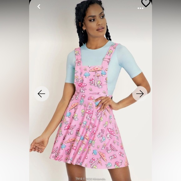 Blackmilk | Dresses | Blackmilk X Nintendo Super Mario Toads Apron ...